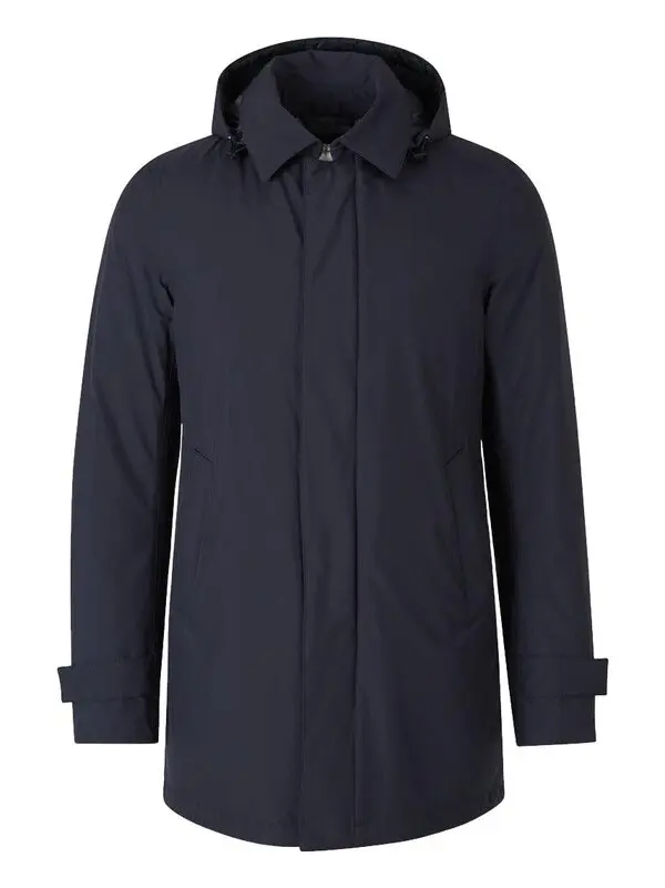 Herno Gore-tex Waterproof Trench Coat - Navy Blue