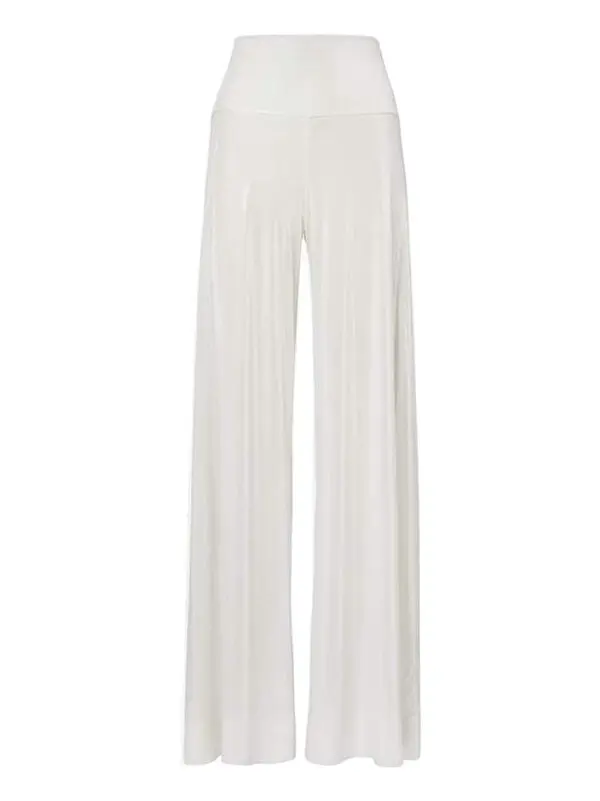 Norma Kamali Wide-leg Pants - White