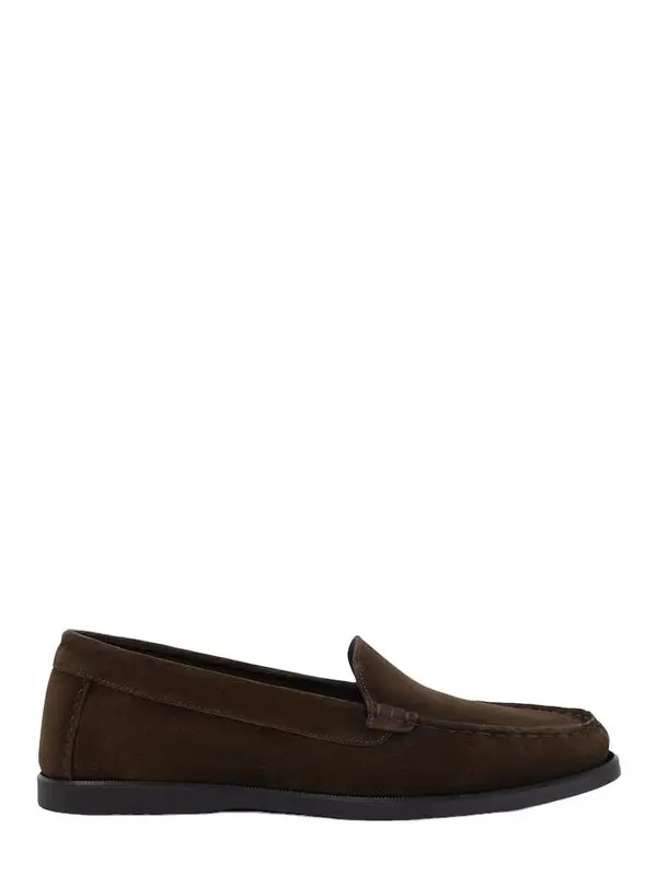 SAMAN AMEL City Suede Loafers - Brown