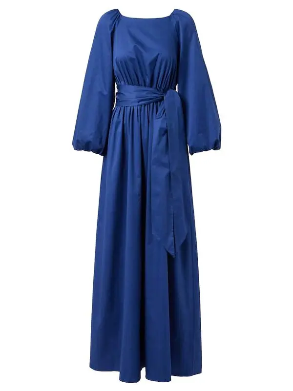 JOSEPH Cotton Maxi Dress - Blue