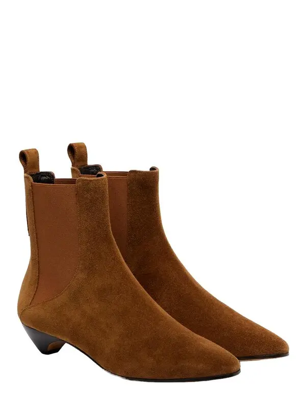 Le Monde Beryl Allegra Suede Ankle Boots - Brown