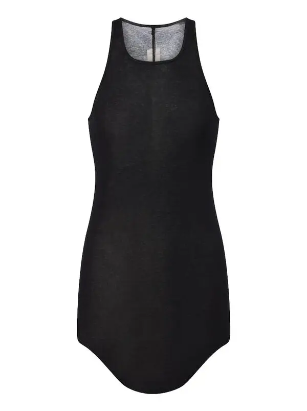 Rick Owens Cotton Tank Top - Black