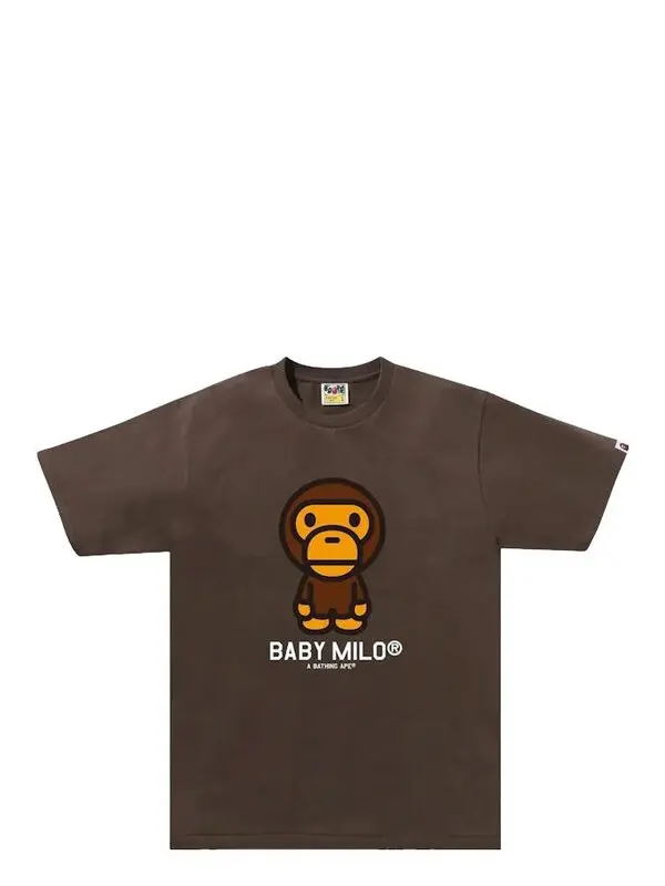 A BATHING APE Baby Milo Tee Shirt - Brown