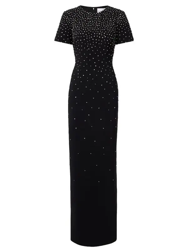 Carolina Herrera Crystal-embellished Gown - Black