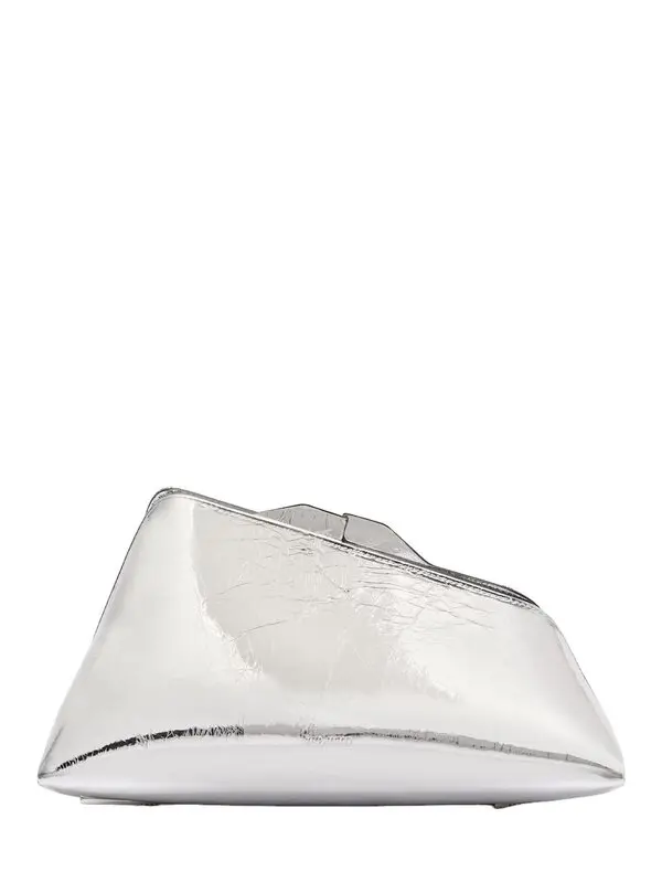 Attico 8.30 Pm Oversized Clutch - Silver