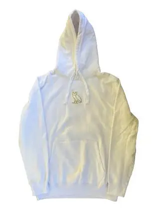 OVO Classic Owl Chenille Staff Exclusive Hoodie - White