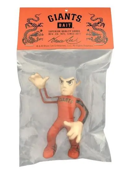BAIT Bruce Lee X San Francisco Giants Bruce Lee 4in Figure - Orange