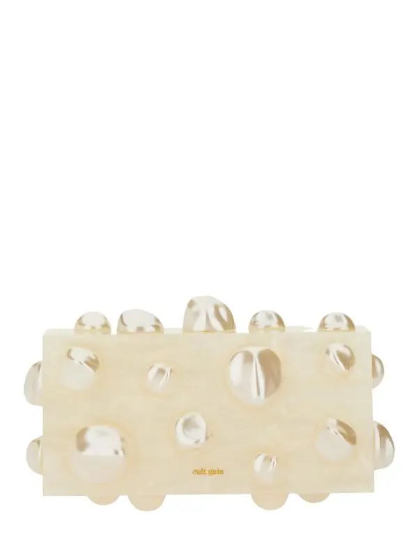 Cult Gaia Orbs Clutch - Beige