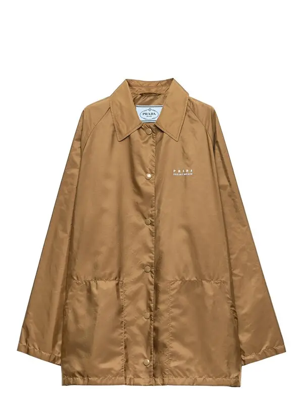 Prada Lightweight Re-nylon Blouson Jacket - Cork Beige