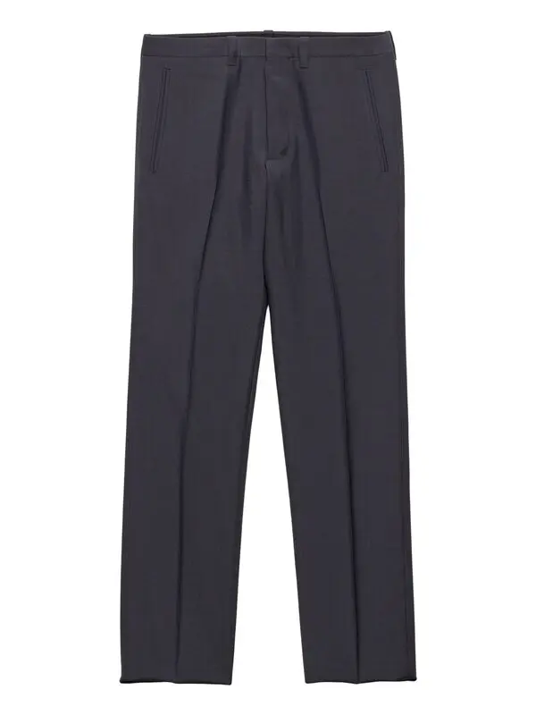 Prada Wool And Mohair Pants - Iron Gray