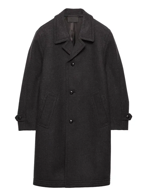 Prada Wool Coat - Anthracite Gray
