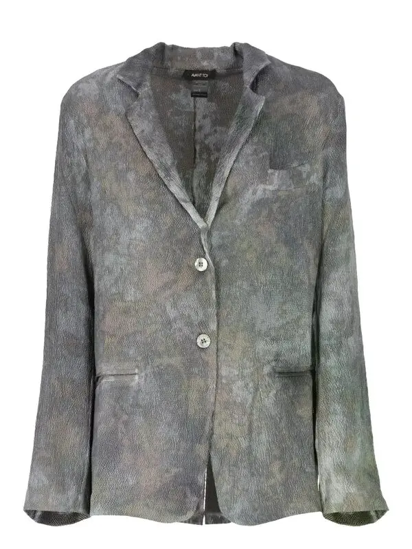 Avant Toi Mottled Blazer - Grey