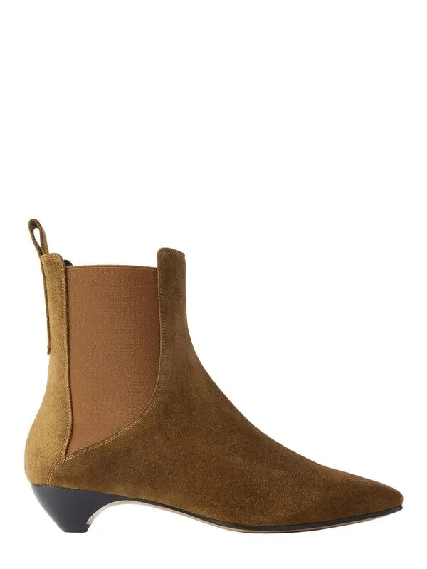 Le Monde Beryl Allegra Suede Chelsea Boots - Neutrals