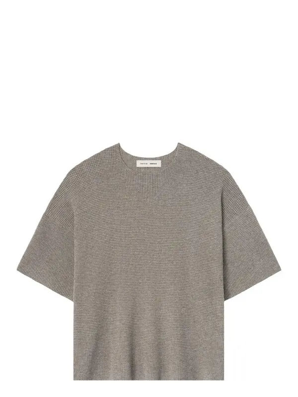 Fear Of God Waffle Short Sleeve Sweater - Tan