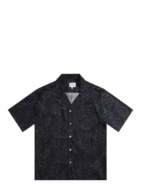 Rhude Rayon Snake Shirt - Black