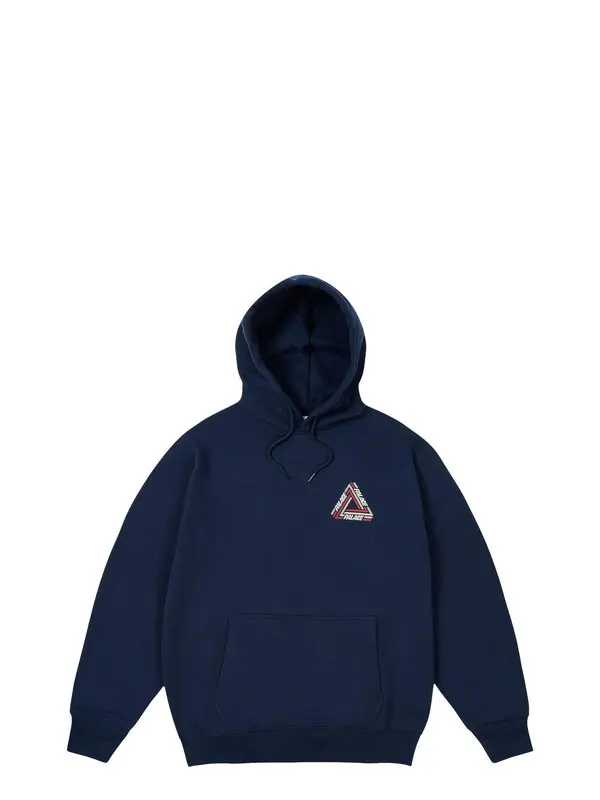 PALACE Tri-line Hood - Blue