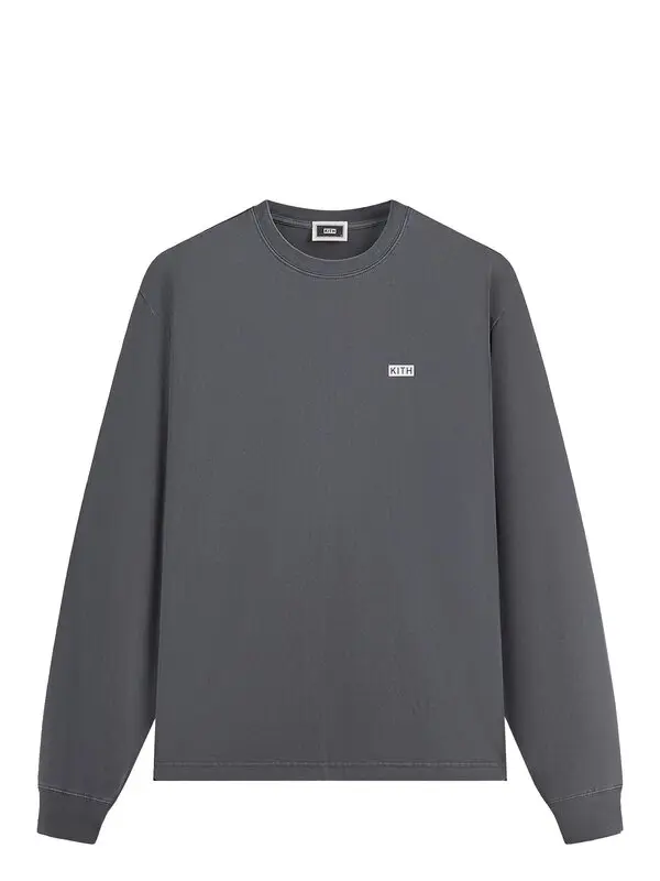 Kith Long Sleeve Lax Tee - Grey