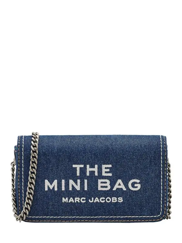 Marc Jacobs Mini Denim Chain Bag - Blue
