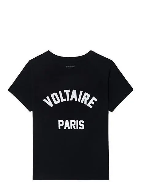 Zadig&Voltaire Alys Brand-appliqué Cotton-jersey T-shirt - Black