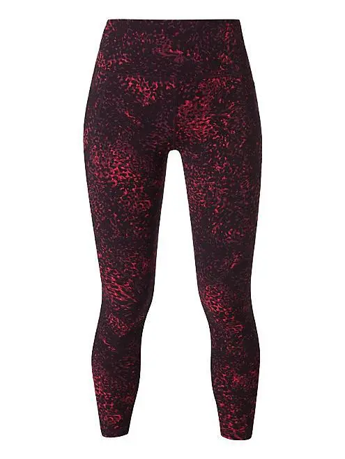 Sweaty Betty Power 7/8 Stretch-woven Workout Leggings - Red Tortoise Print