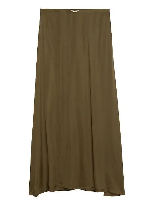Zadig&Voltaire Jimeno Brand-plaque Maxi Skirt - Treillis