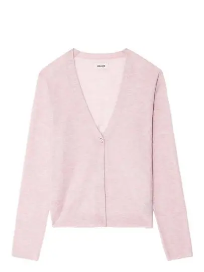 Zadig&Voltaire Manylla V-neck Cashmere Cardigan - Bebe