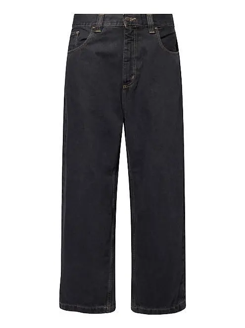 Carhartt Work In Progress Brandon Wide-leg Relaxed-fit Denim Jeans - Black