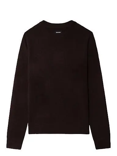 Zadig&Voltaire Wool And Cashmere-blend Jumper - Dark Chocolate