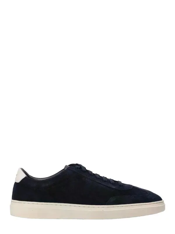 BOSS Suede Low-top Sneakers - Blue