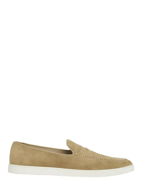 Church's Peebles Suede Penny Loafers - Desert