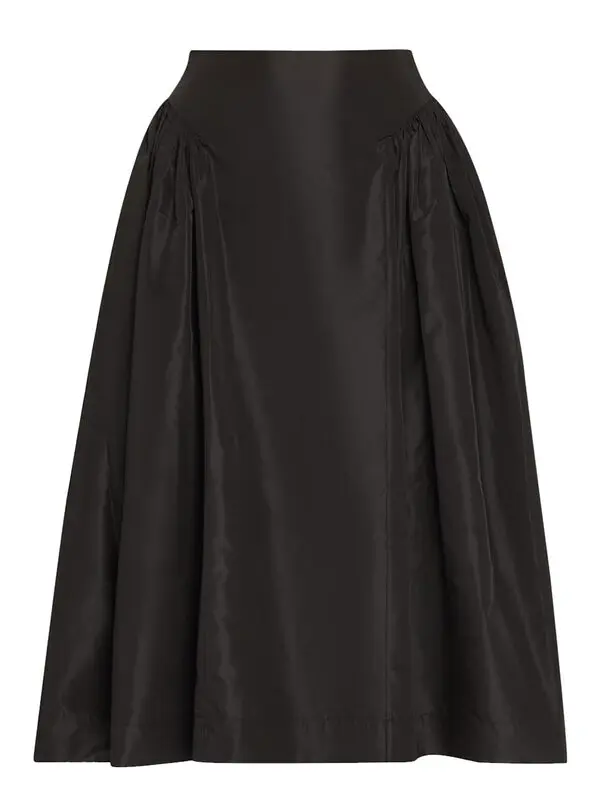 Simone Rocha Hip Detail Bind Midi Skirt - Black