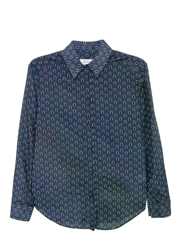 Matteau All-over Print Shirt - Cassis