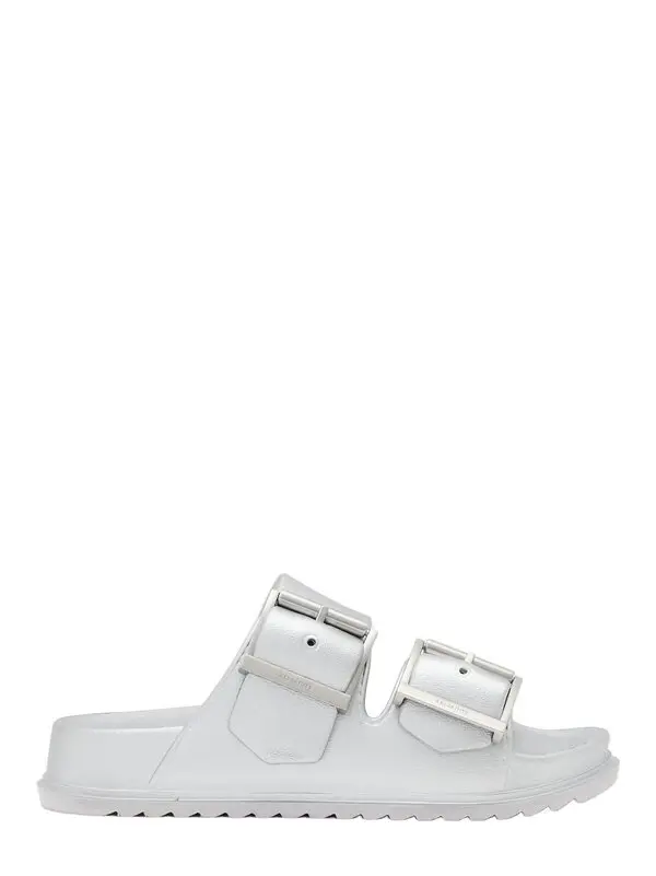 ALLSAINTS Sian Eva Buckle Sandals - Silver