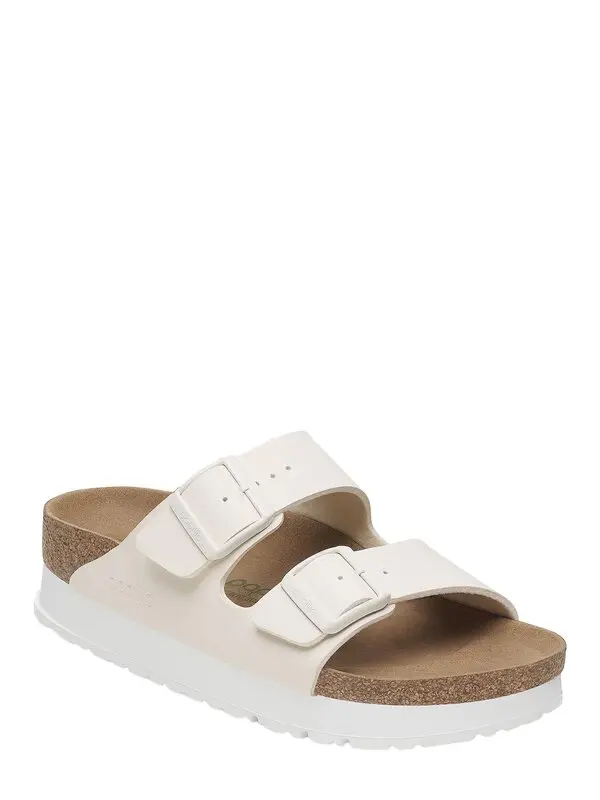 BIRKENSTOCK Arizona Flex Platform Birko-flor - Eggshell