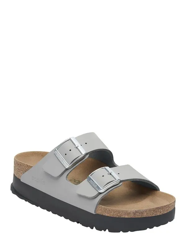 BIRKENSTOCK Arizona Flex Platform Birko-flor - Stone Coin