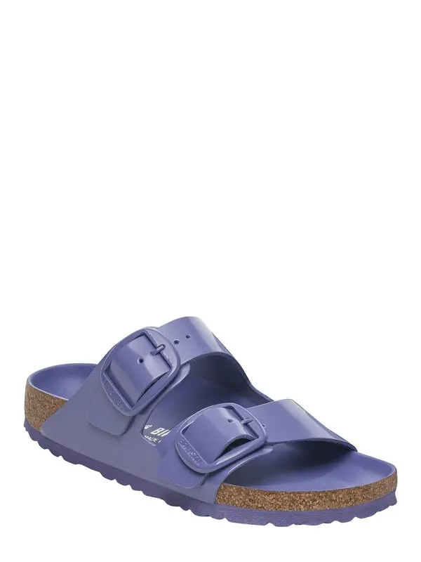 BIRKENSTOCK Arizona Big Buckle Natural Leather Patent - High-shine Purple Dusk Tonal