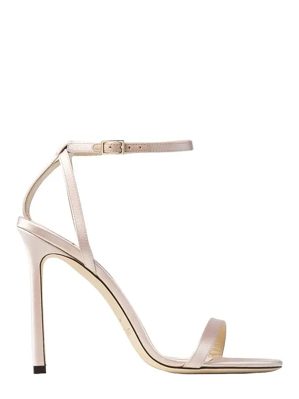 JIMMY CHOO Minny 110 Satin Sandal - Rosa
