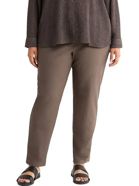Eileen Fisher Slim Ankle Pant - Rye