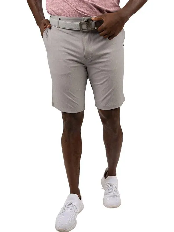 BLACK CLOVER Prime Shorts 9" Inseam Stretch Twill Shorts - Grey