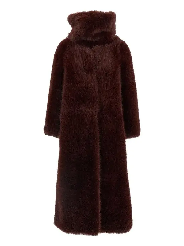 BB COUTURE Biscuit' Faux Fur Coat - Red