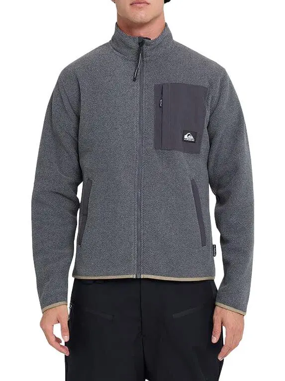 Quiksilver Front Zip Jacket - Quarry