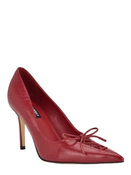 Nine West Marsen Pointed Toe Pump - Dark Red 600
