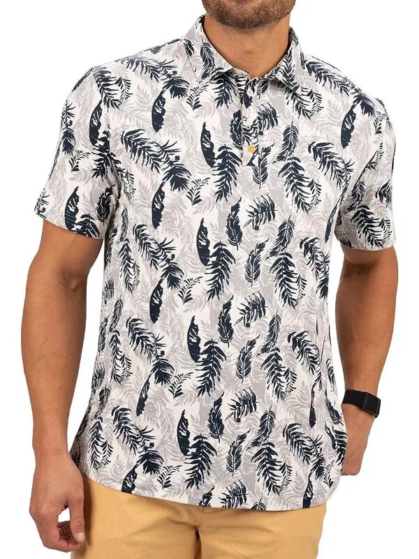 BLACK CLOVER Hidden Clover Polo - Navy