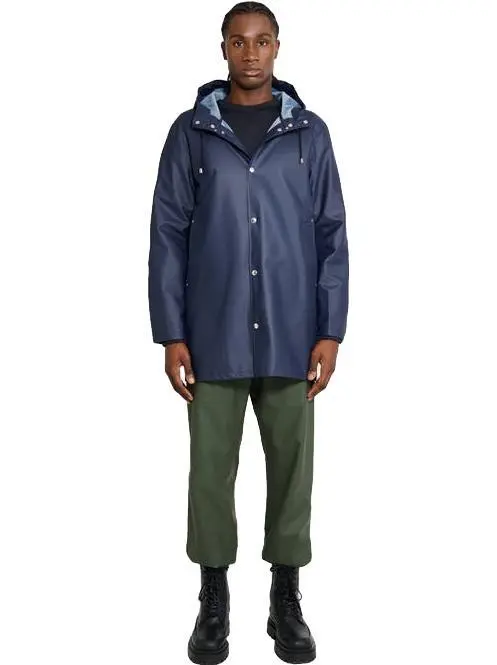 Stutterheim Stockholm Lightweight Raincoat - Navy
