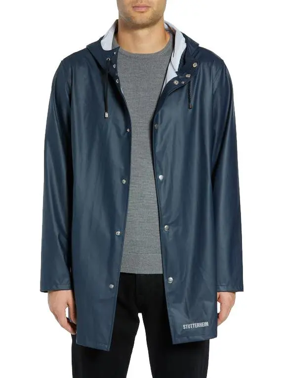 Stutterheim Stockholm Lightweight Raincoat - Navy