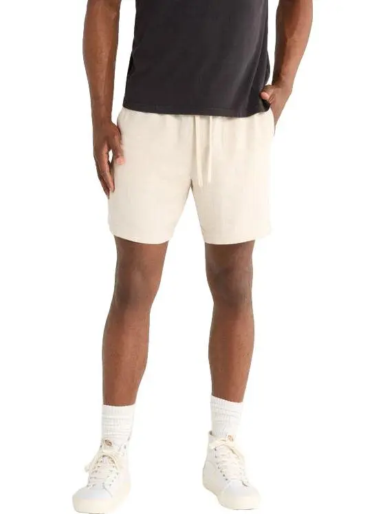 PACSUN Russell Linen Blend Shorts - Cream