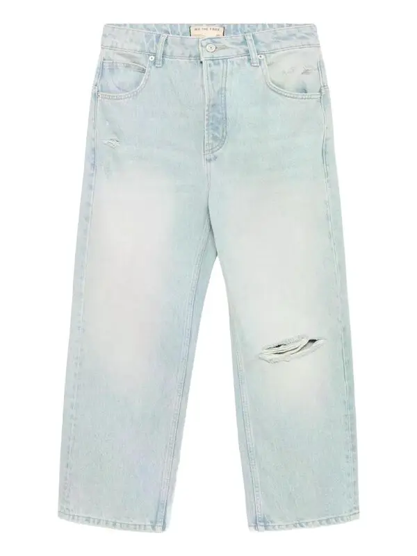 Free People Deep Trance Boyfriend Jeans - Blue