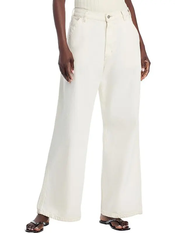 Denimist Teri Wide-leg Carpenter Pants - Vintage Cream
