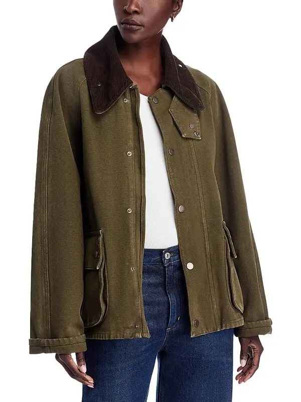 Denimist Oversized Field Jacket - Olive