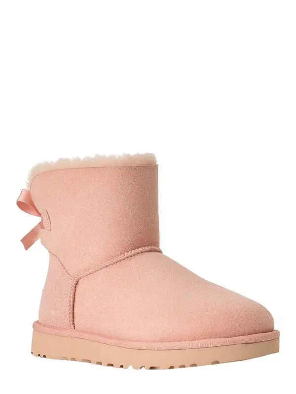 UGG Mini Bailey Bow Ii Boots - Beige Blush